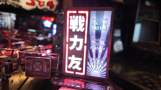 Godzilla "Tokyo Neon" sign mod (Black and White Version)