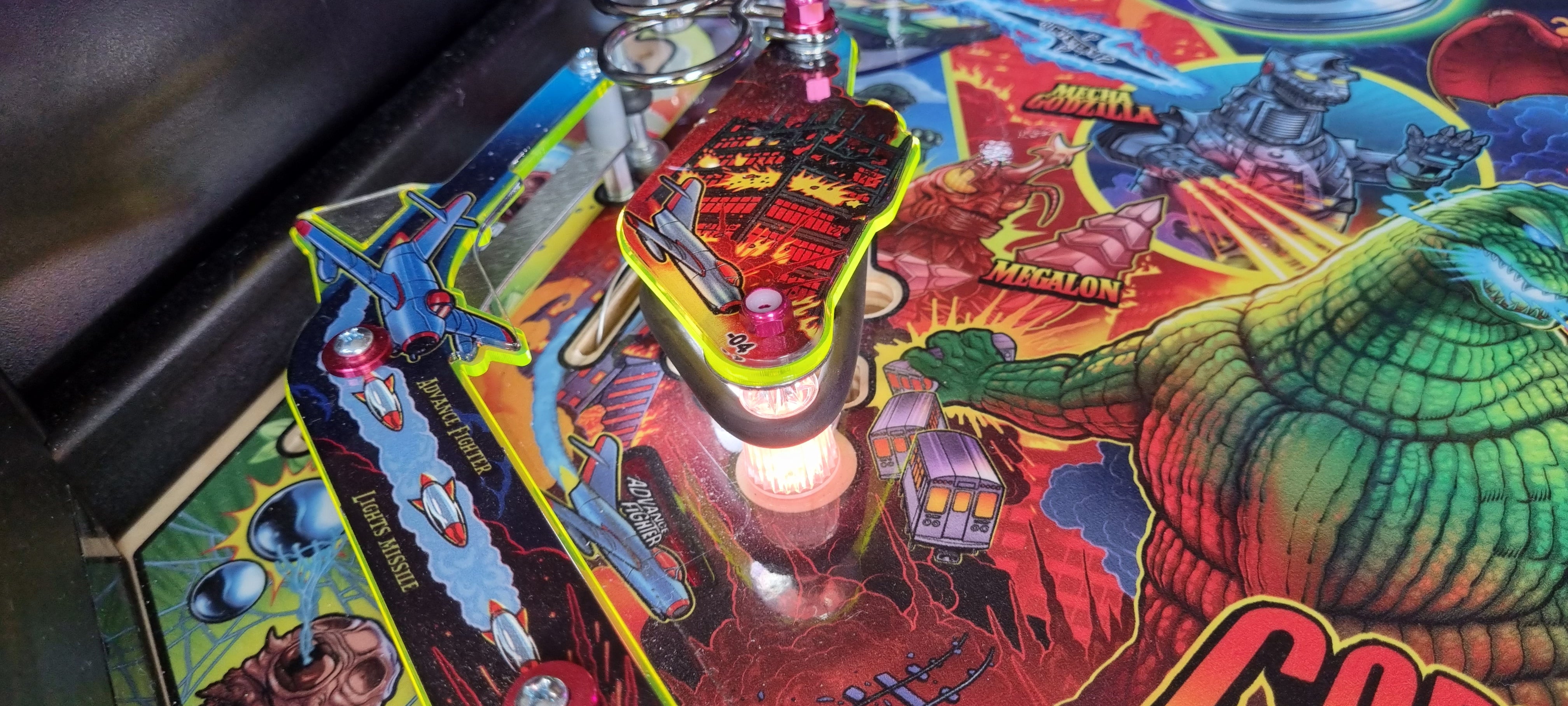 Pinball Mods | Godzilla "Lolly UFO" mod kit – Stumblor Pinball